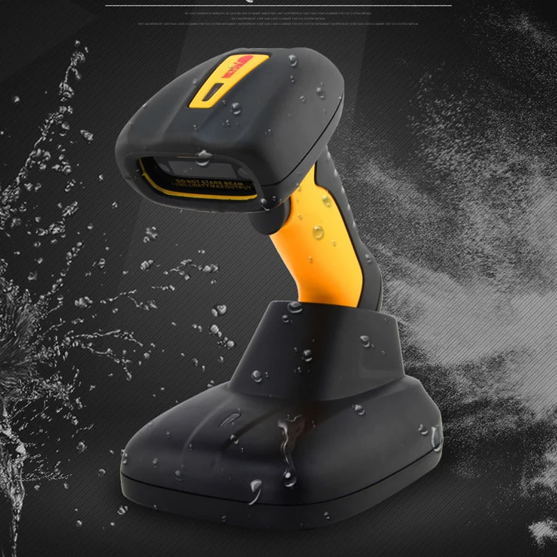 NETUM NT-1203L Pro Bluetooth Barcode Scanner 1D/2D Rugged Waterproof 21m Range 200 Scans/Sec USB ...